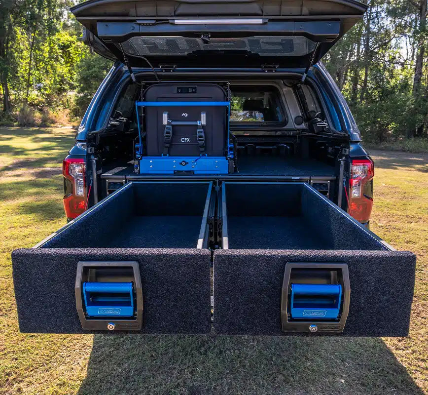 Amarok Double Storage Drawer System – 4WD Obsession Noosa